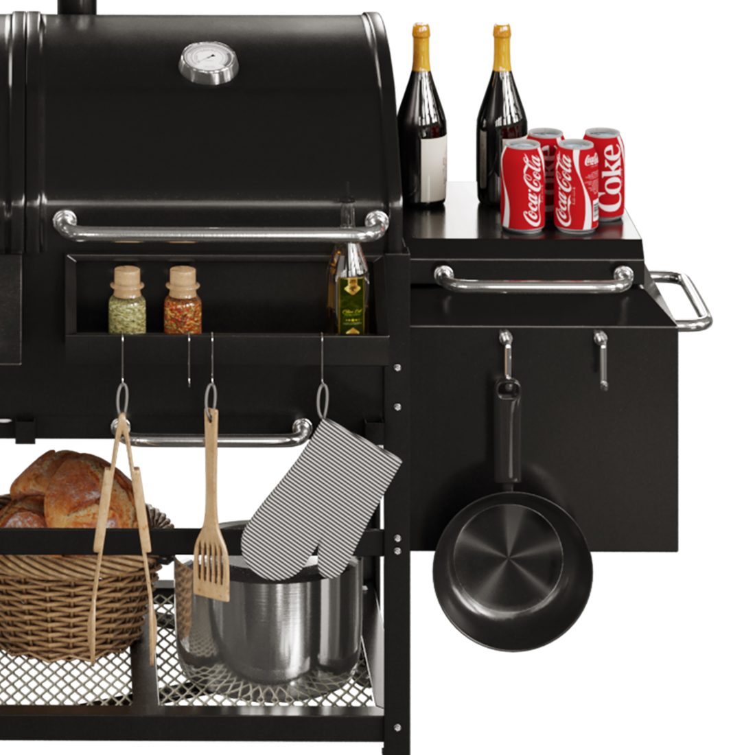 Klarstein Outdoor Grill - 3D Model for VRay, Corona