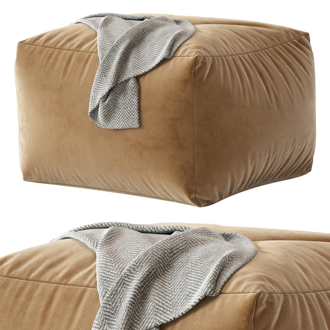 Pouf N20 3D Model for Corona | CGMood