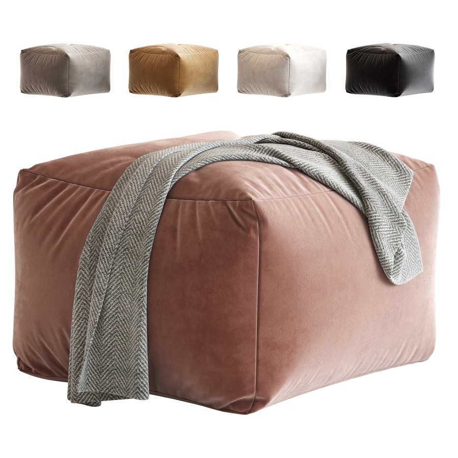 Pouf N20 3D Model for Corona | CGMood