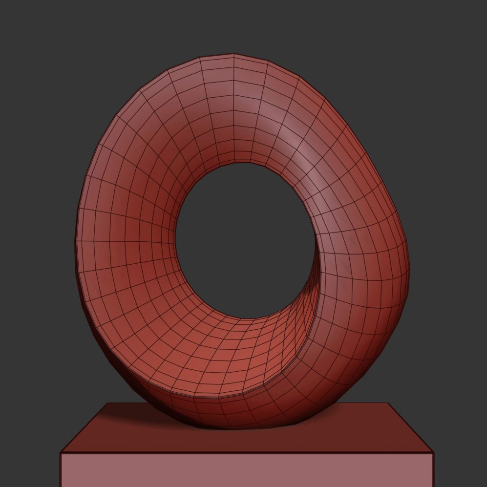Abstract Sculpture By Mari-ruth Oda 3D Model for VRay | CGMood
