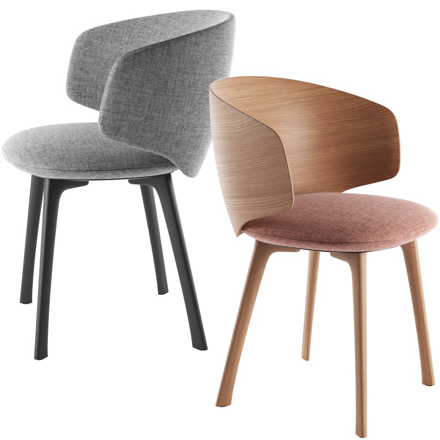 Universal Collection Chair By MDF Italia - 3D Model for VRay, Corona