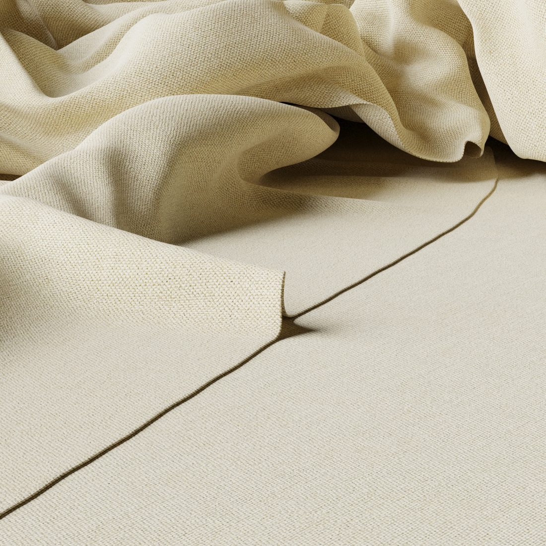 Fabric Texture Set 006 - 3D Model for