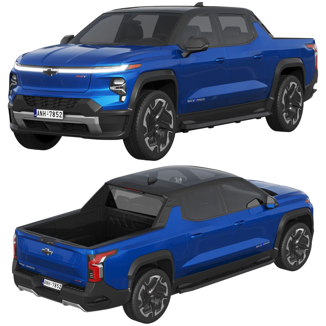 Chevrolet Silverado EV RST - 3D Model for Corona