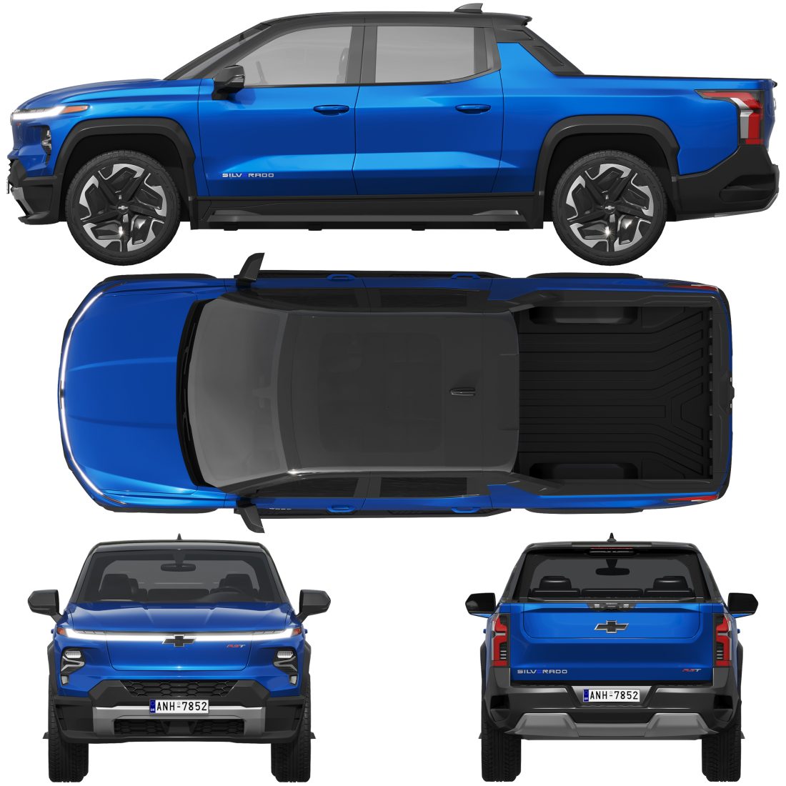 Chevrolet Silverado EV RST 3D Model for Corona | CGMood