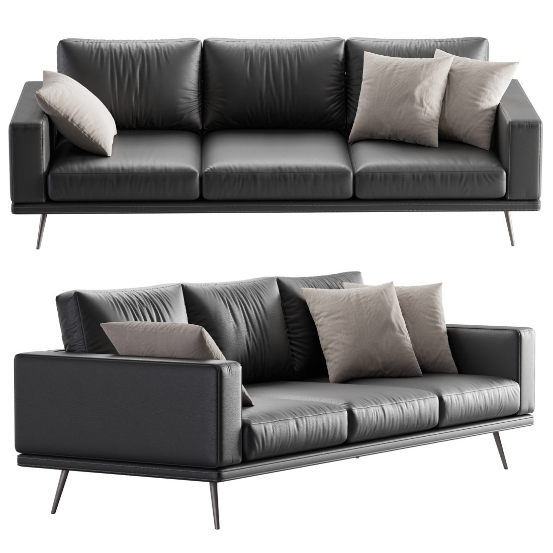 Boconcept Carlton Sofa - 3D Model for Corona