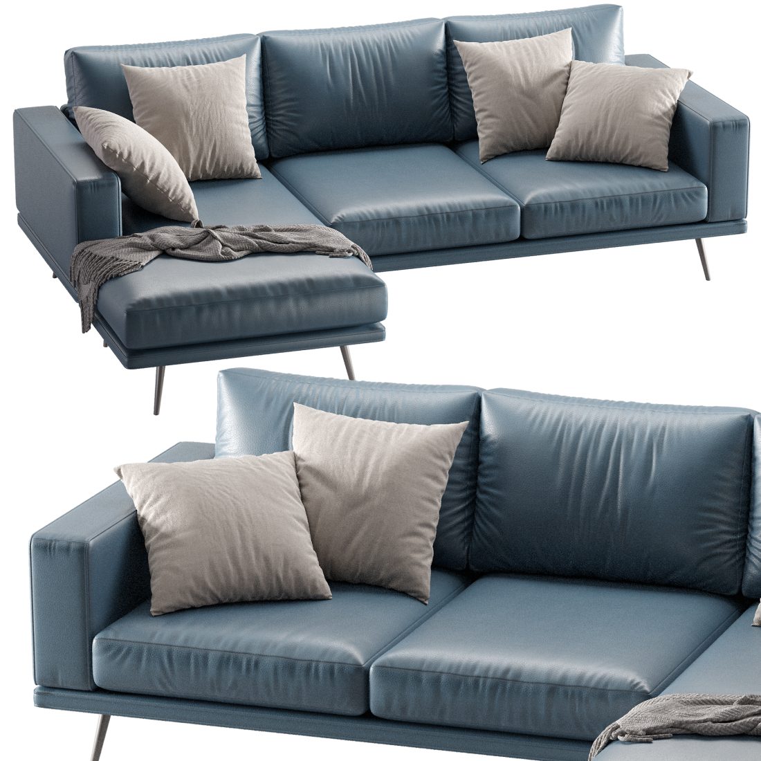 Boconcept Carlton Sofa - 3D Model for Corona