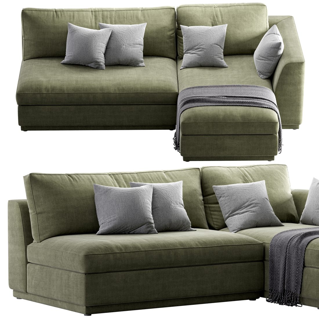 Dorian Sofa - 3D Model for Corona