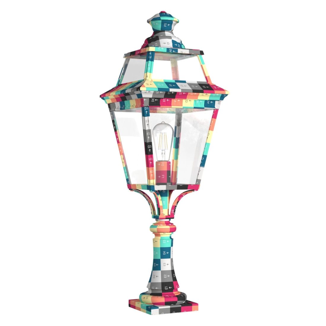 Roger Pradier Outdoor Garden Light Vosges - 3D Model for Corona