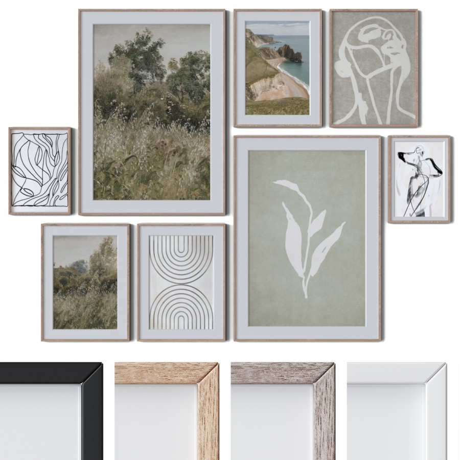 Canvas, Print, Landscape, Textural, Abstraction, A - 3D Model for VRay ...