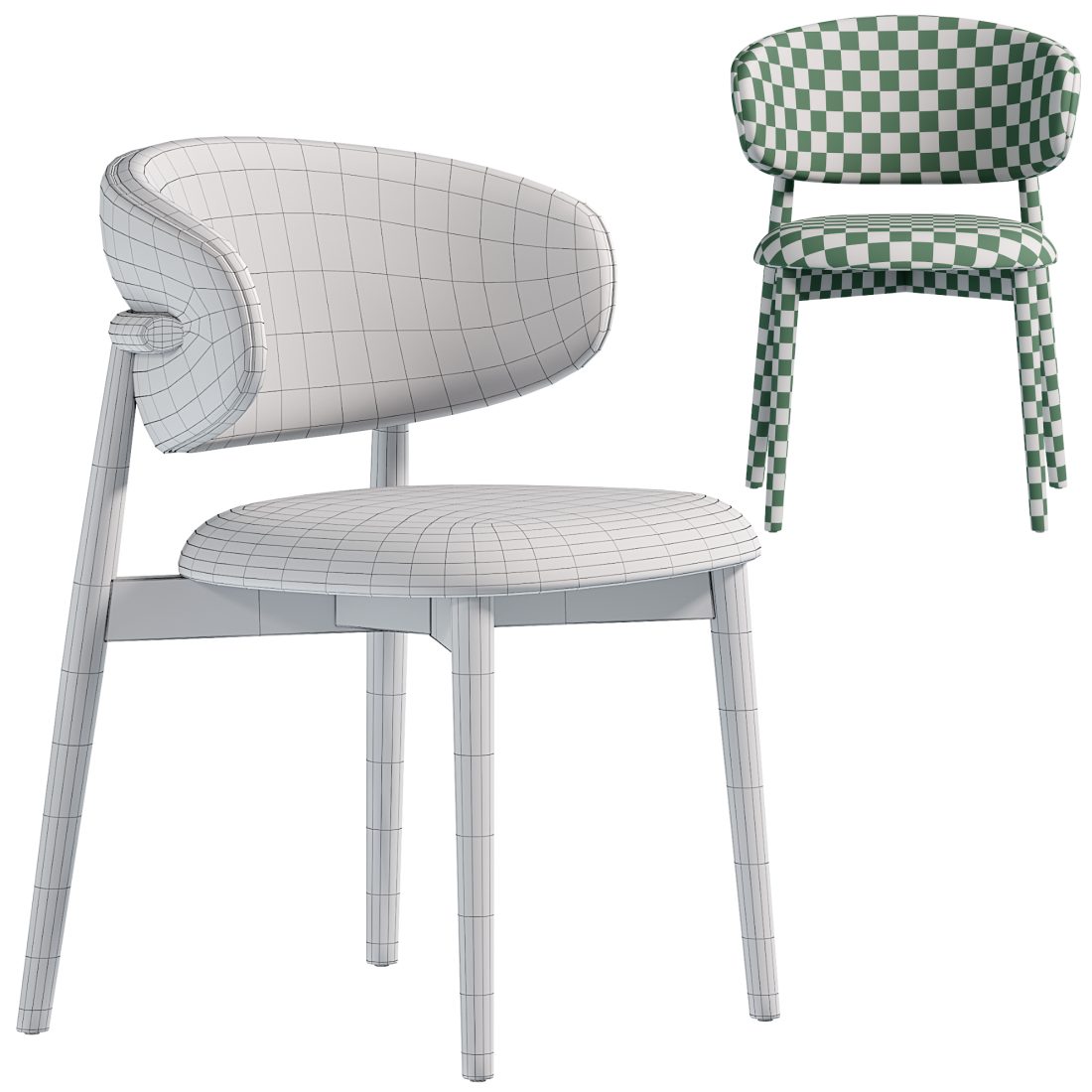 Chair Oleandro By Calligaris - 3D Model for Corona