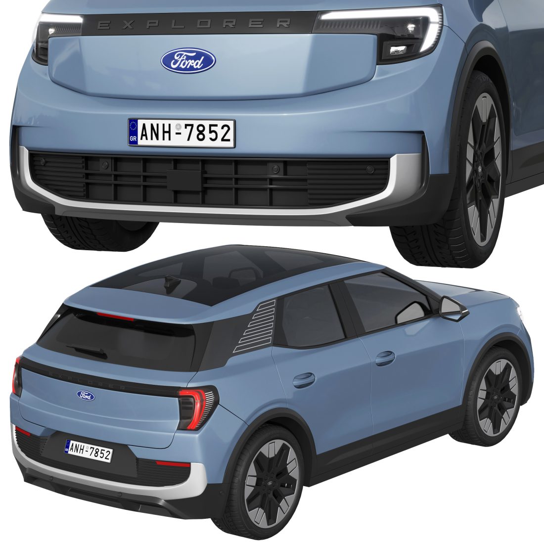 Ford Explorer 2024 - 3D Model for Corona