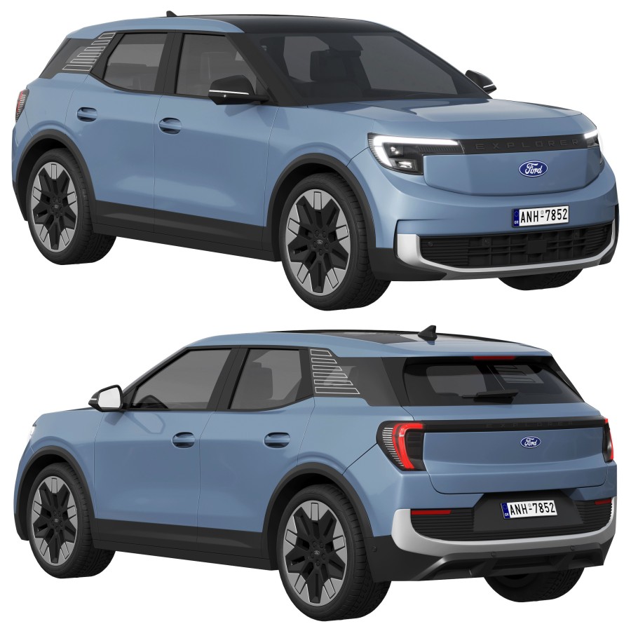 Ford Explorer 2024 - 3D Model for Corona
