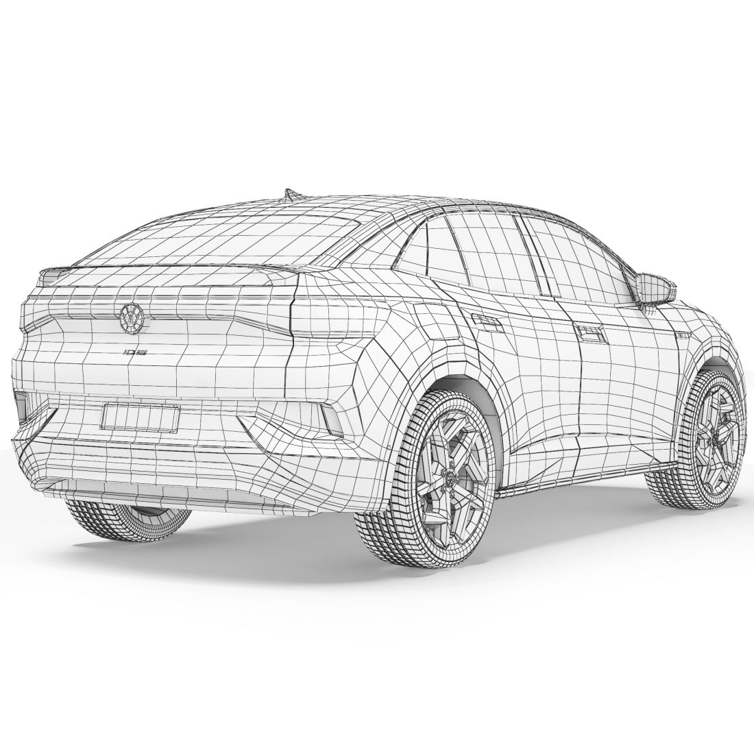Volkswagen ID5 Pro 2022 3D Model for VRay | CGMood