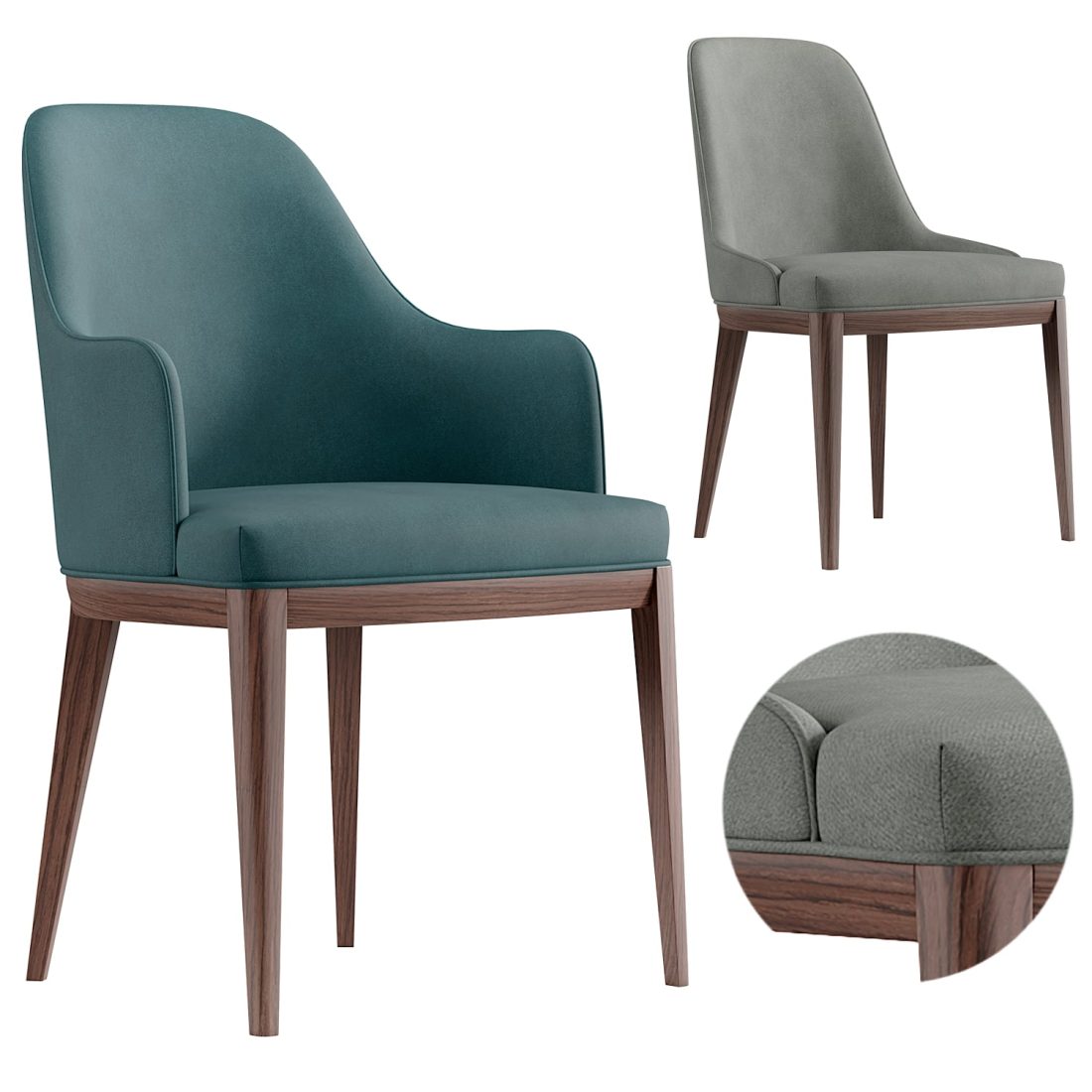 Anna Chair By Domkapa - 3D Model for Corona