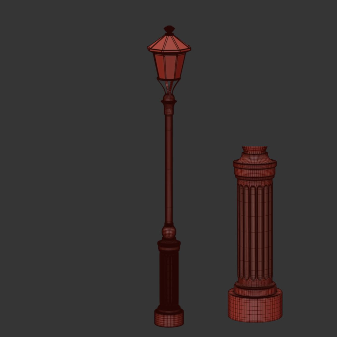 Street Light 3D Model for VRay | CGMood