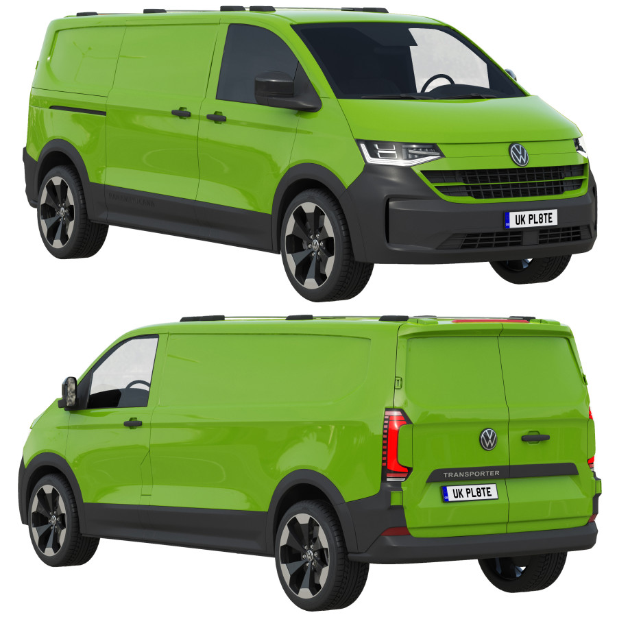Volkswagen Transporter T7 2025 3D Model for VRay | CGMood
