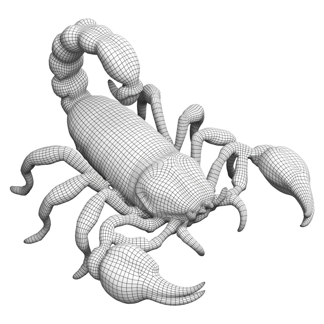 Robot Scorpion 3D Model for VRay, Corona | CGMood