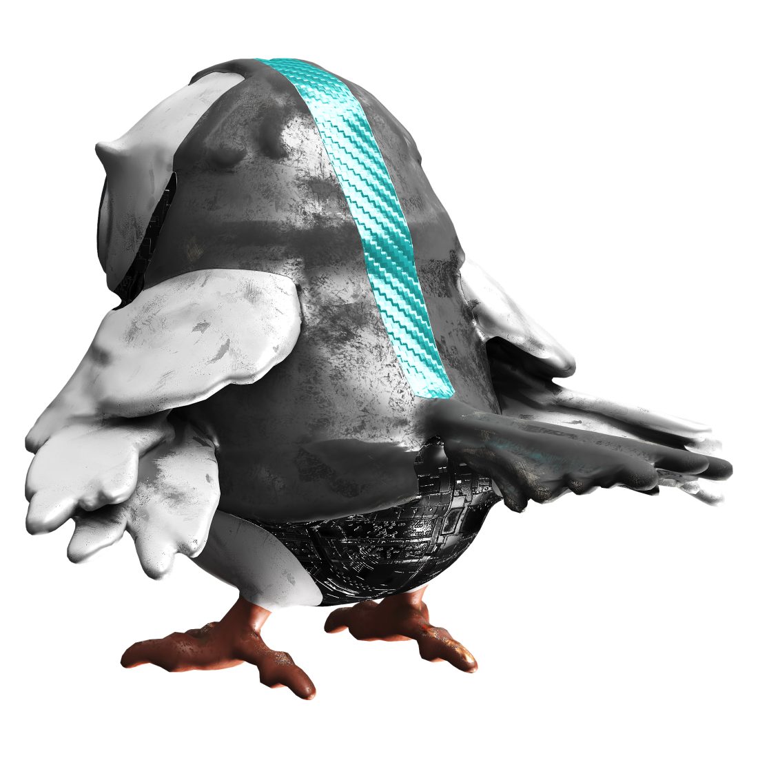 Bird Robot 3D Model for VRay, Corona | CGMood