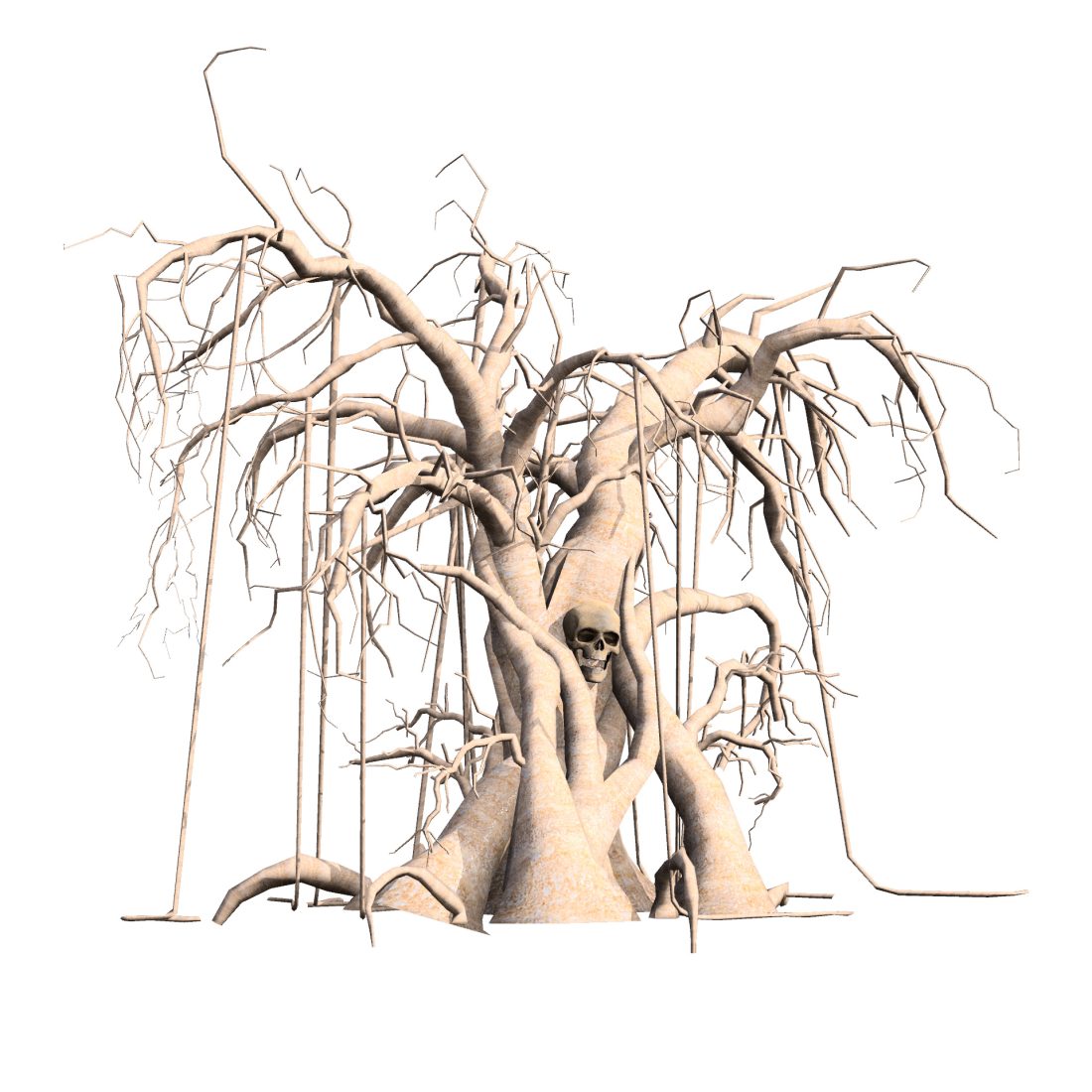 Creepy Trees 3d Model 3D Model for VRay, Corona | CGMood