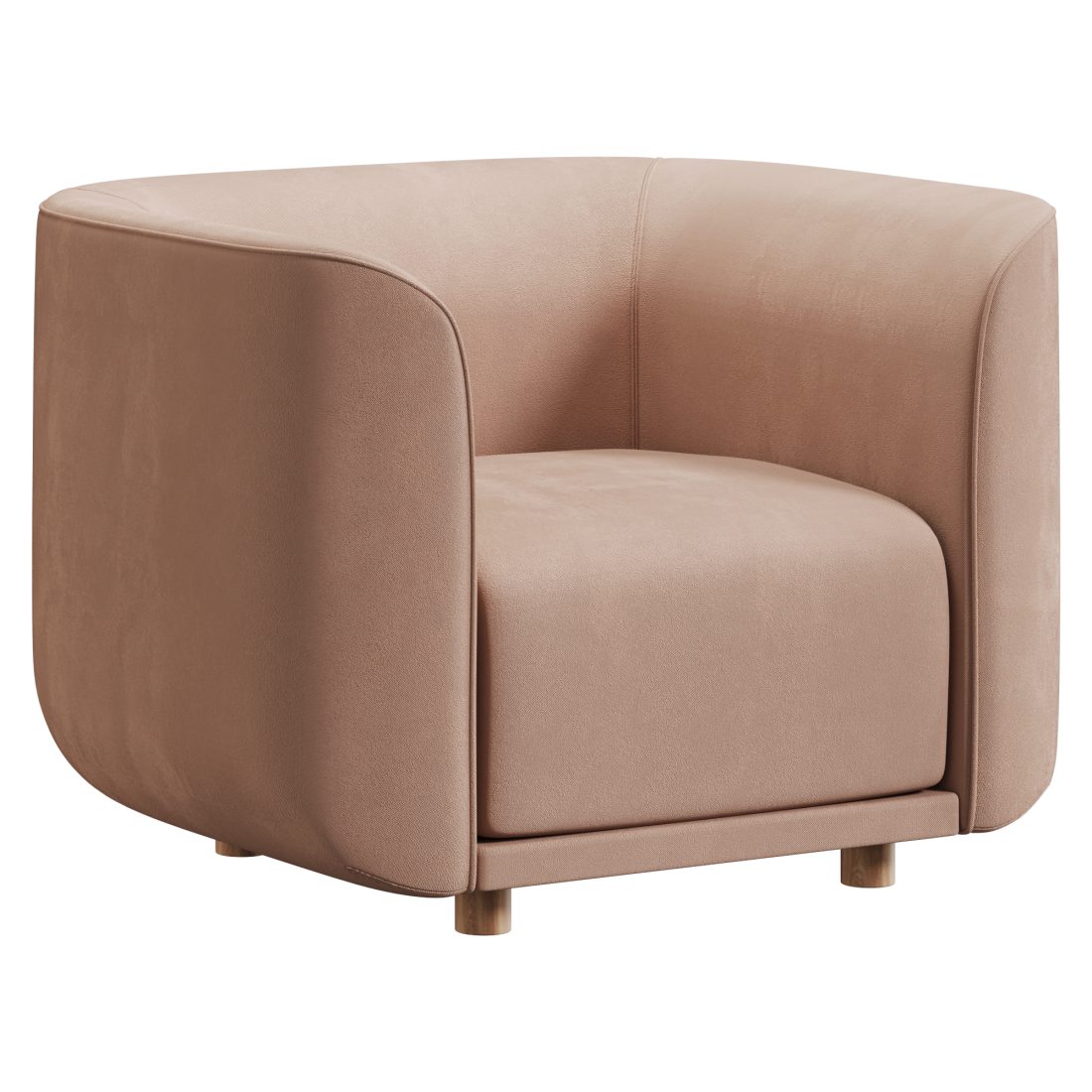 Fat Tulip Armchair - 3D Model for FStorm, Corona