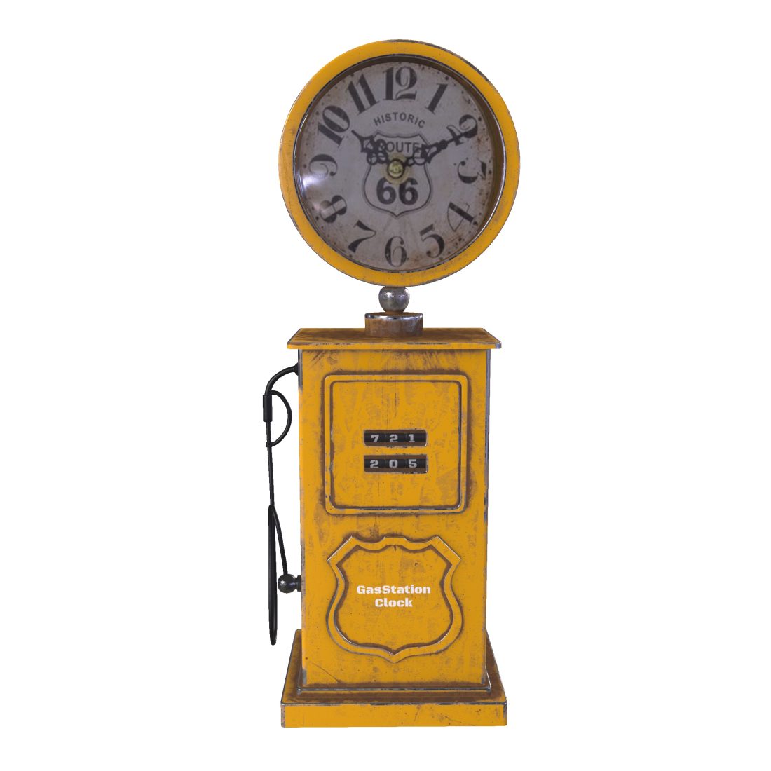 Gas Station Clock - 3D Model for VRay