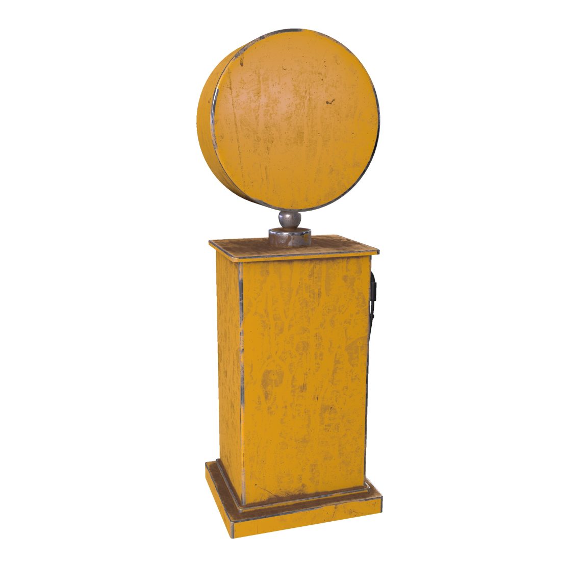Gas Station Clock - 3D Model for VRay