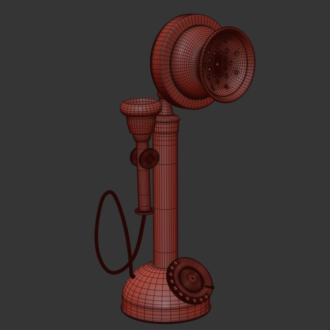 Old Phone 3D Model for VRay | CGMood