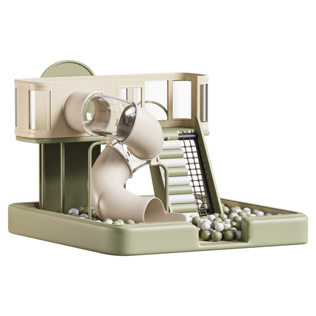 Children Play Area - 3D Model for VRay, Corona