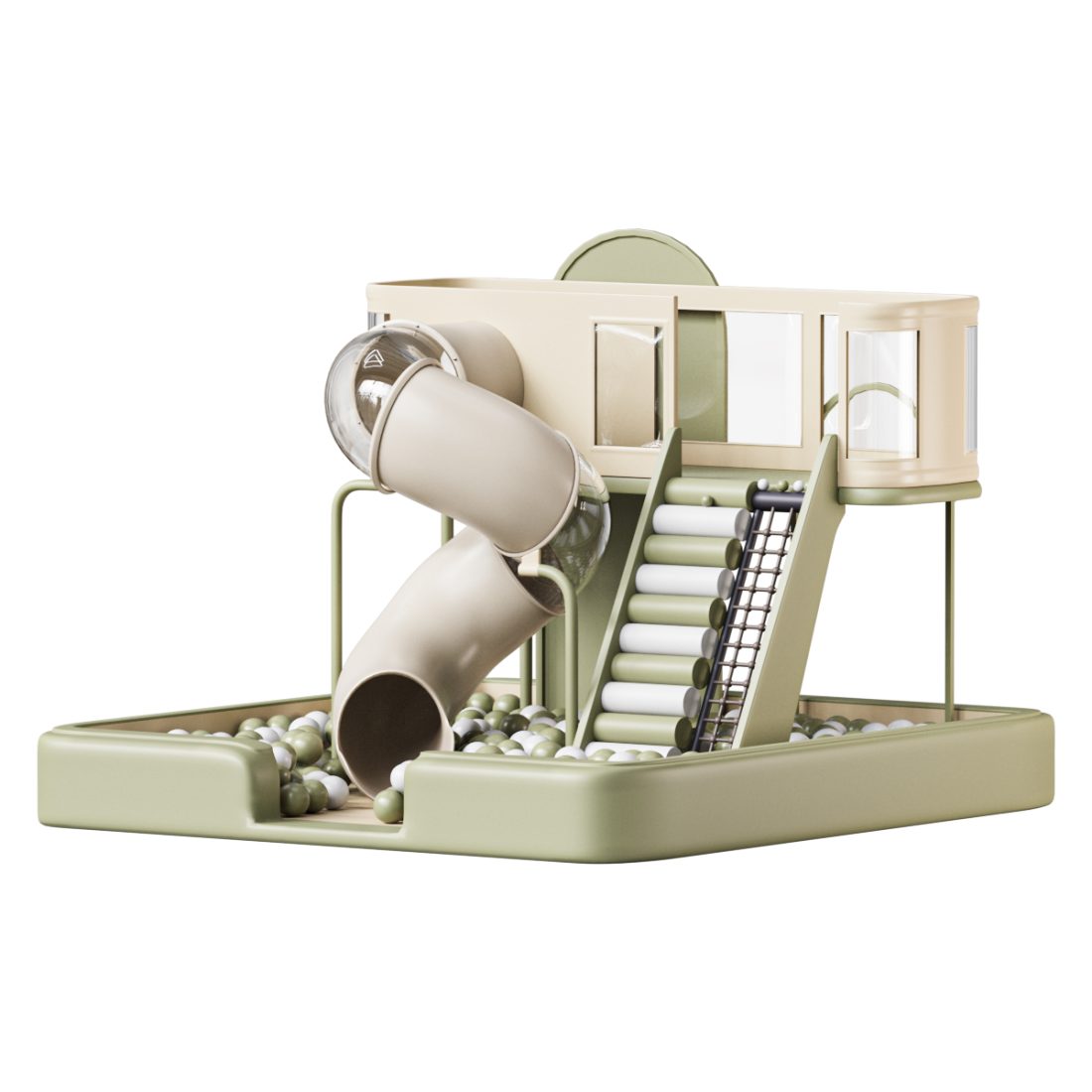Children Play Area - 3D Model for VRay, Corona