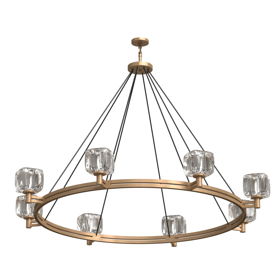 Restoration Hardware Demaret Round Chandelier - 3D Model for Corona