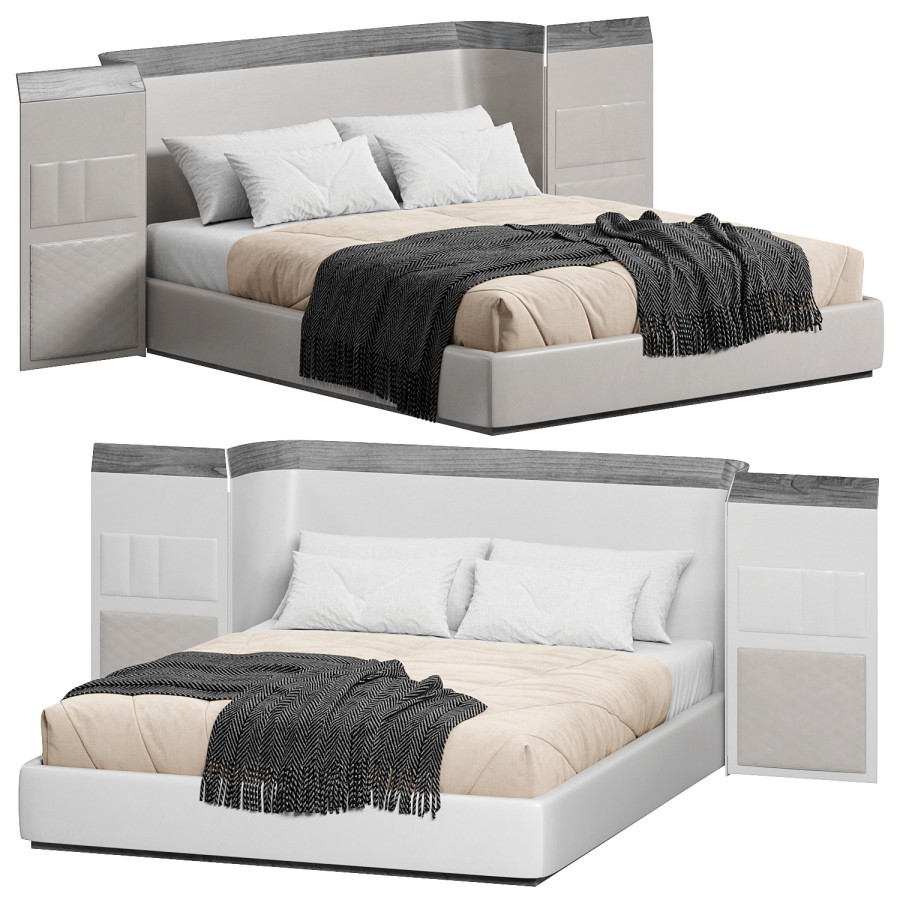 Ramsey Bed By Luxurylivinggroup - 3D Model for Corona