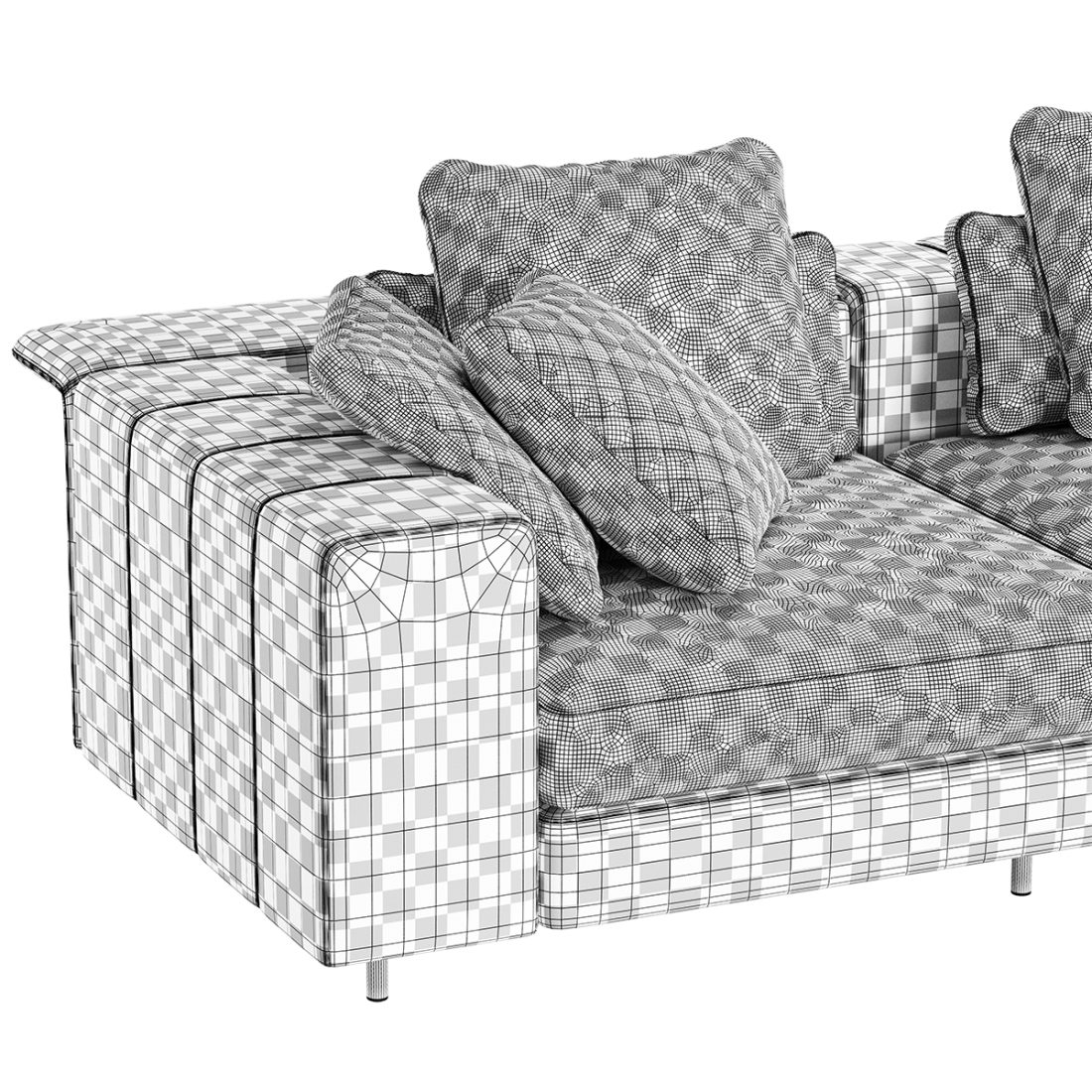 Sofa Avanue Sofaclub 3D Model for Corona | CGMood