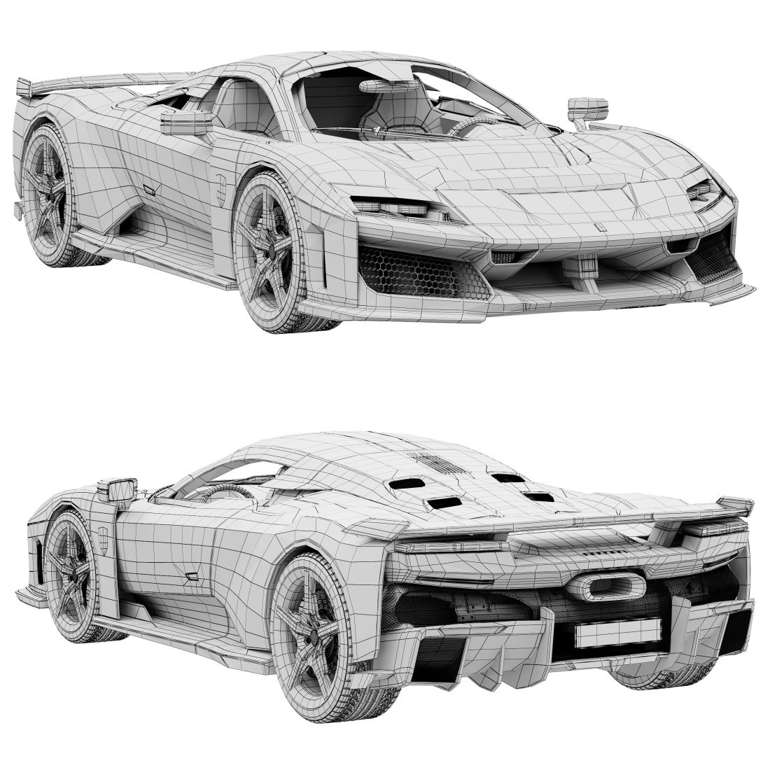 Ferrari F80 2025 3D Model for Corona | CGMood