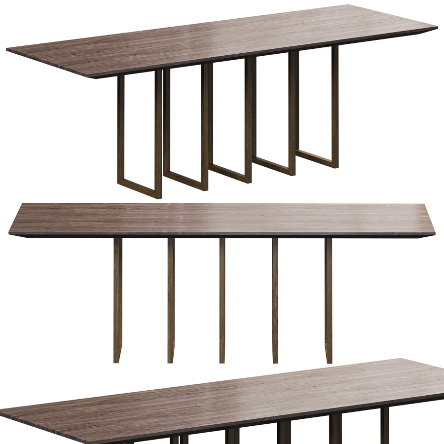 Slender Dining Table By Stylishclub 3D Model for Corona | CGMood