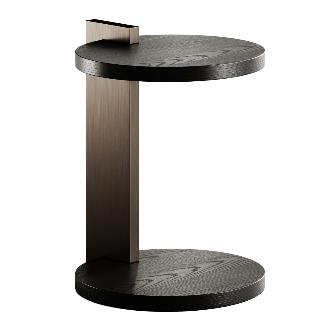 Stylish Club Wooden Side Table - 3D Model for Corona