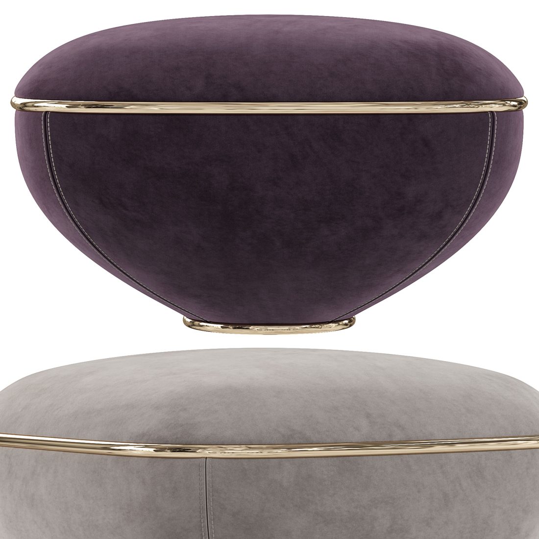 Sigma Pouf By Longhi - 3D Model for Corona