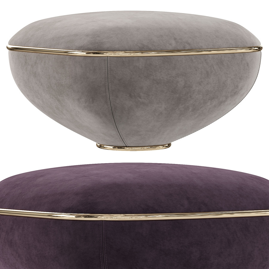 Sigma Pouf By Longhi - 3D Model for Corona
