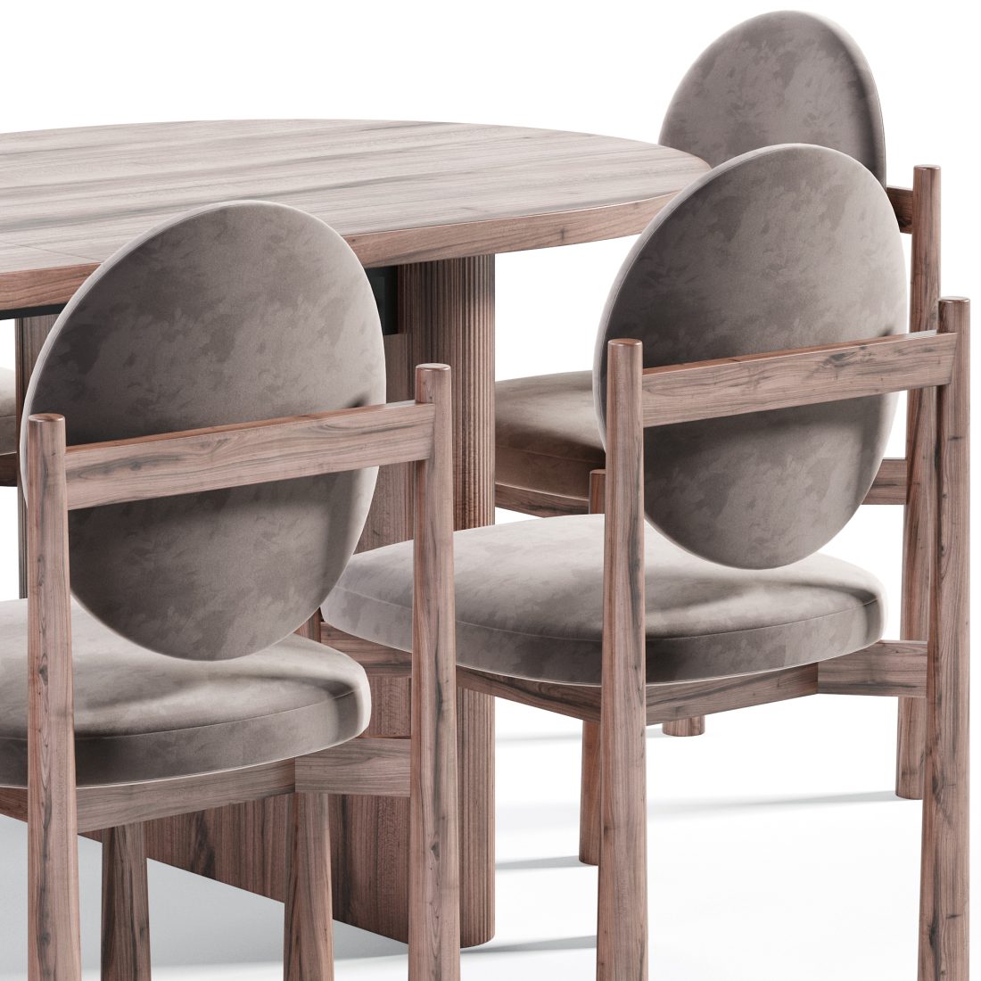 Truett Chair And Ferrell Table 3D Model for Corona | CGMood