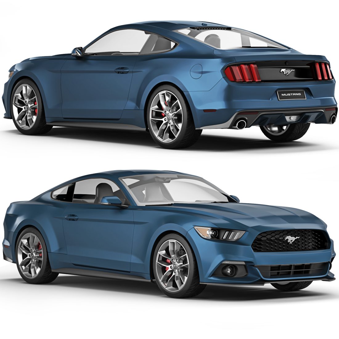 Ford Mustang 2015 3D Model for VRay | CGMood