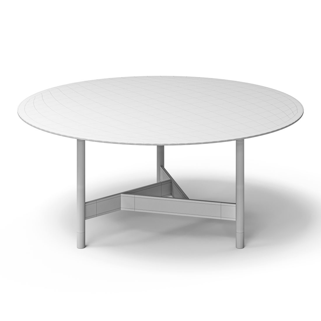 Agos Table - Fiam 2 - 3D Model for Corona