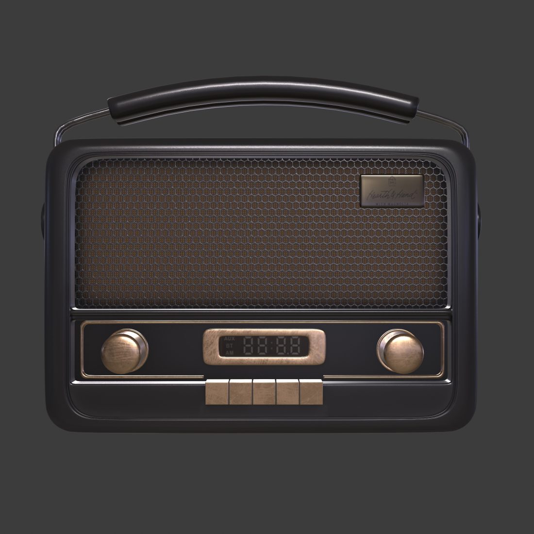 Radio - 3D Model for VRay