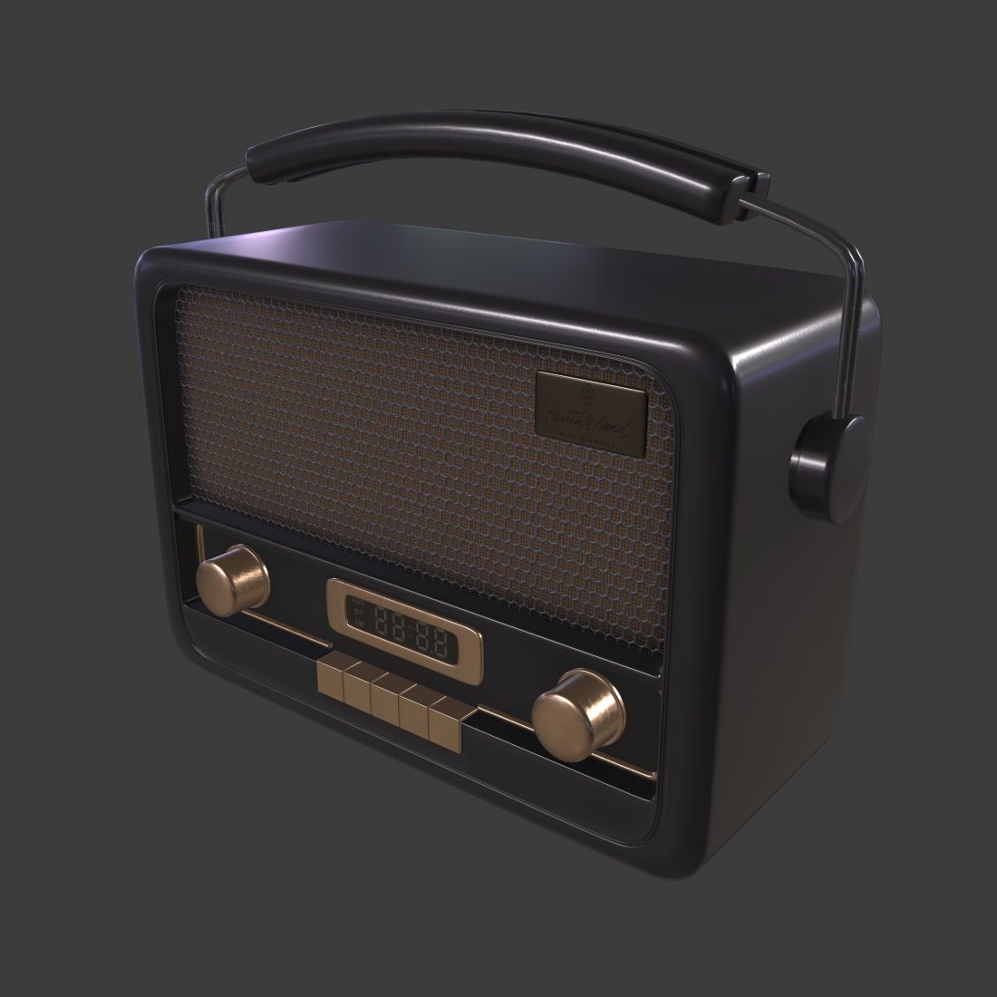 Radio - 3D Model for VRay