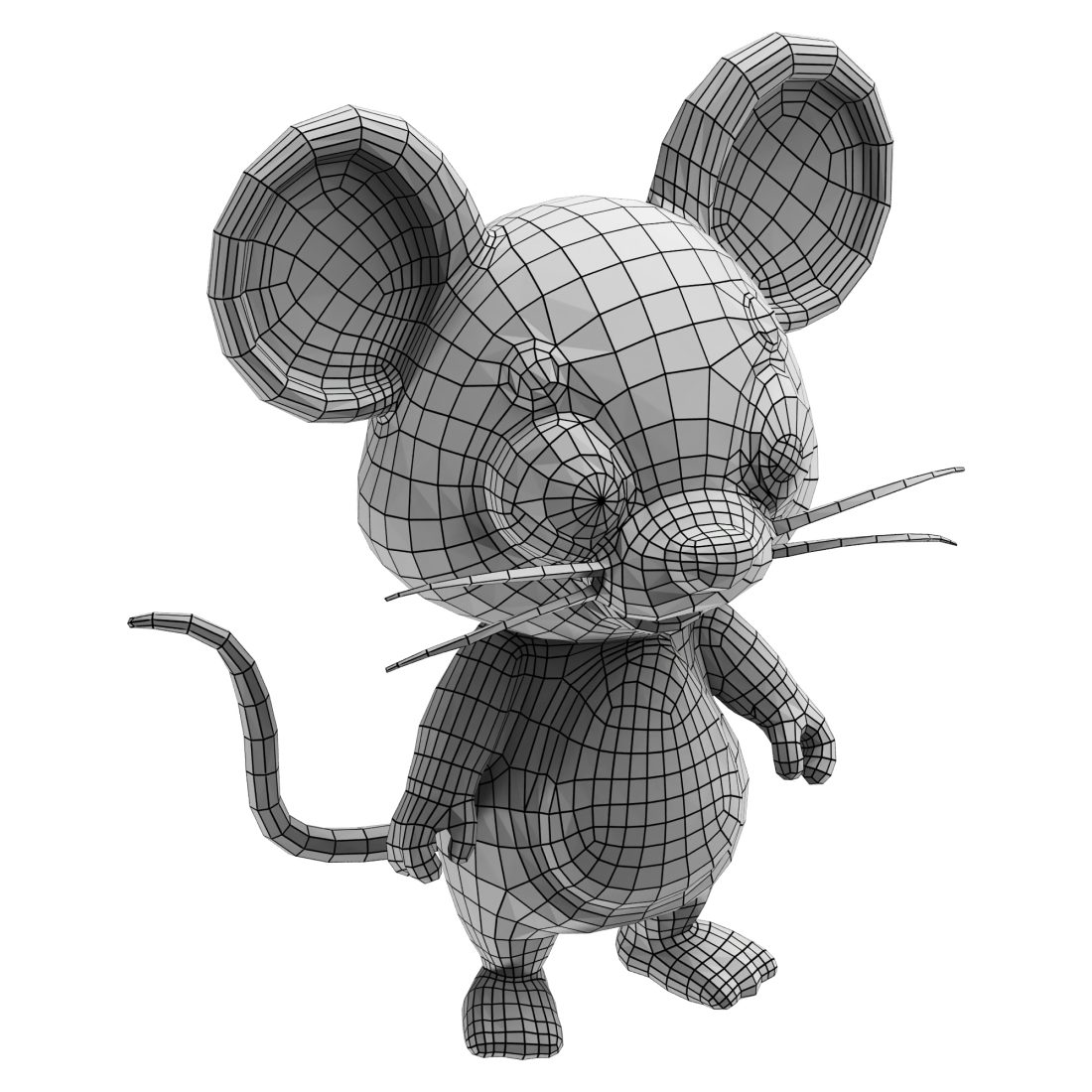 Mouse 3D Model for VRay, Corona | CGMood