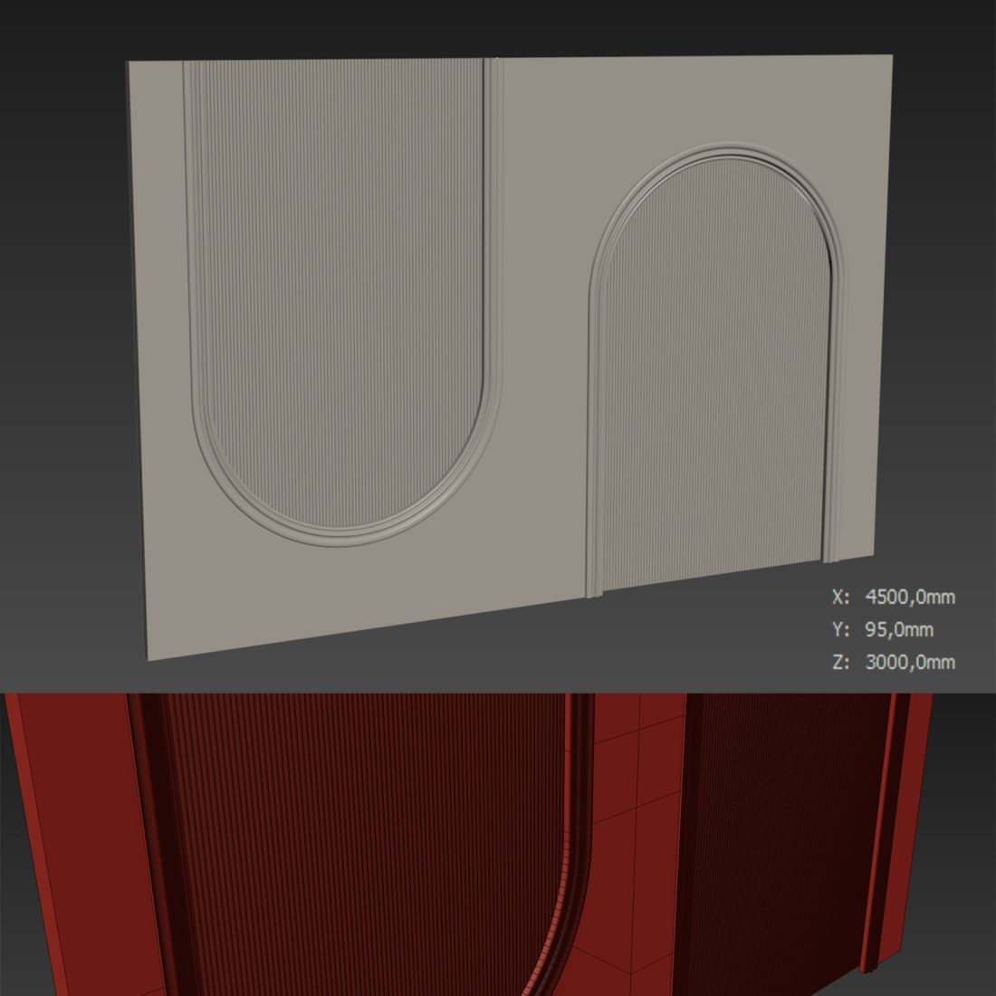Decorative V16 Wall Panels 3D Model for VRay | CGMood