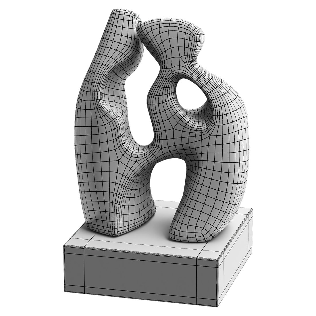 Jean Arp Sculptures 3D Model for VRay, Corona | CGMood