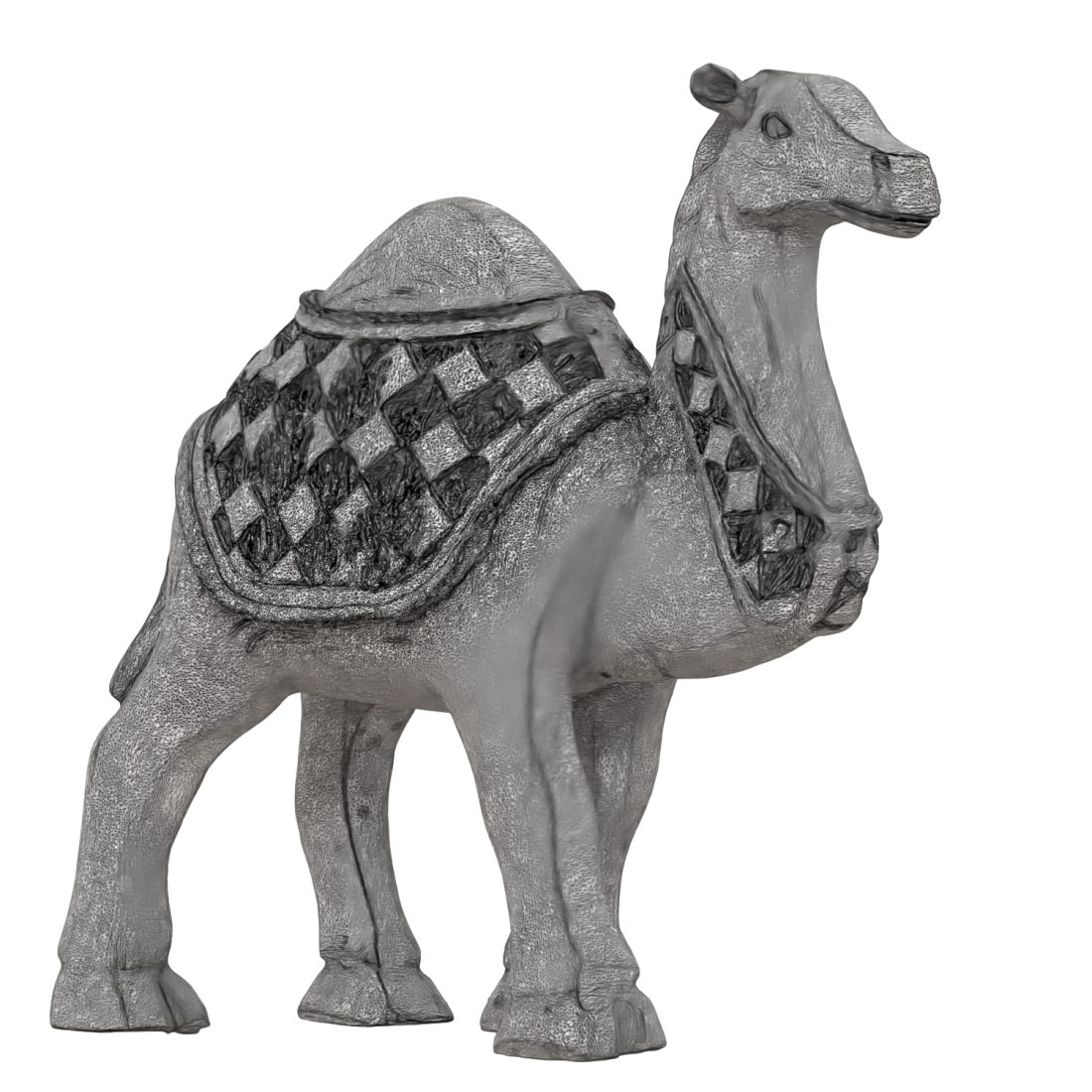 Egyptian Figurine Of A One-humped Camel 3D Model for VRay | CGMood