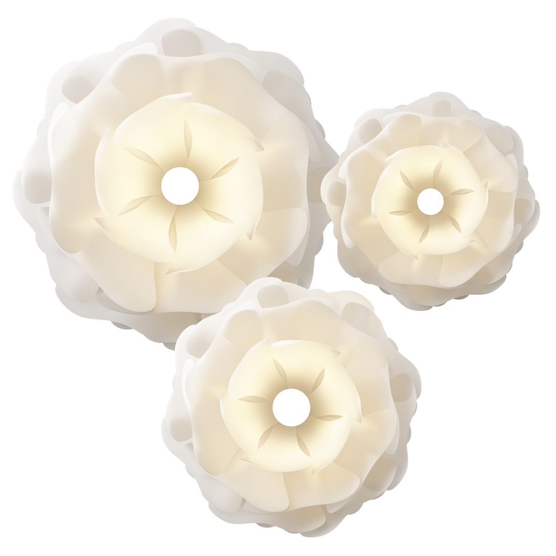 Flower Shaped Pendant Lamp 3D Model for VRay | CGMood
