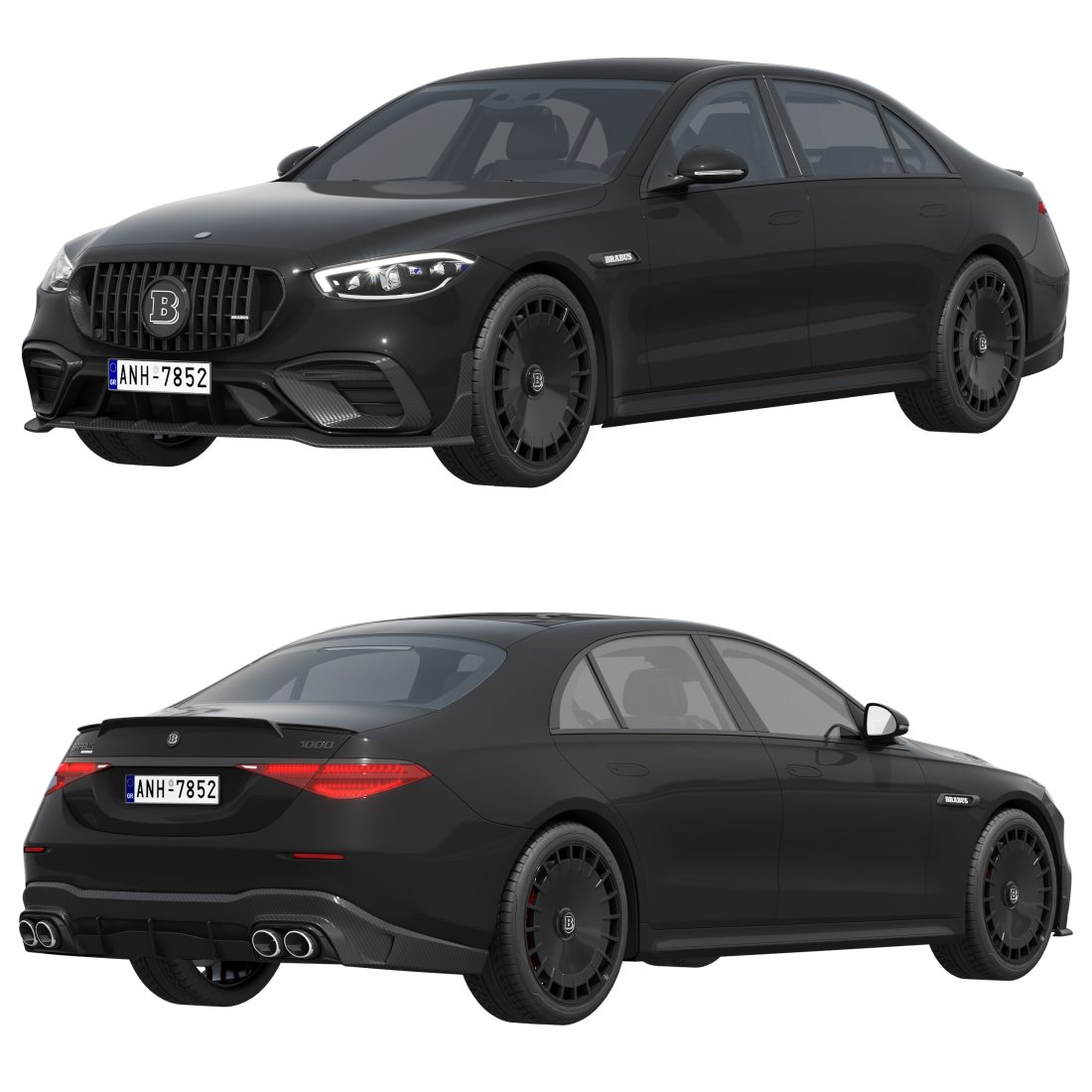 Brabus 1000 Bichromatic AMG S63 3D Model for Corona | CGMood
