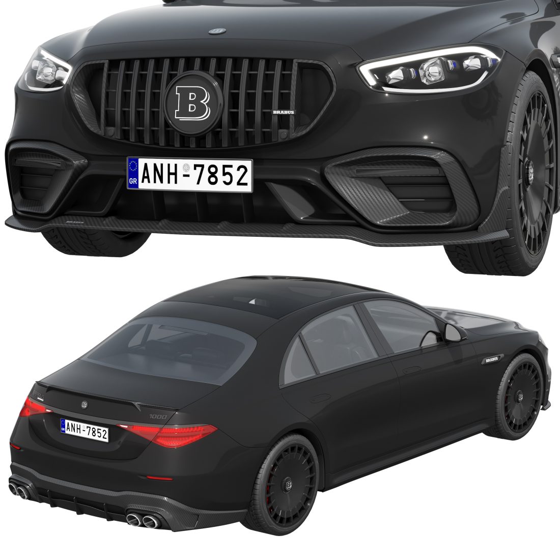 Brabus 1000 Bichromatic AMG S63 3D Model for Corona | CGMood