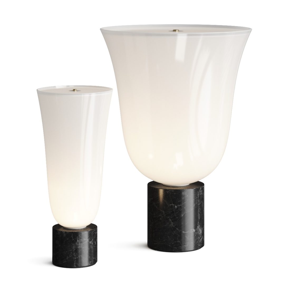 Versace Home Goddess Marble Table Lamps - 3D Model for VRay, Corona